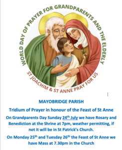 Mayobridge Parish Triduum for the Feast of St Anne - Diocese of Dromore